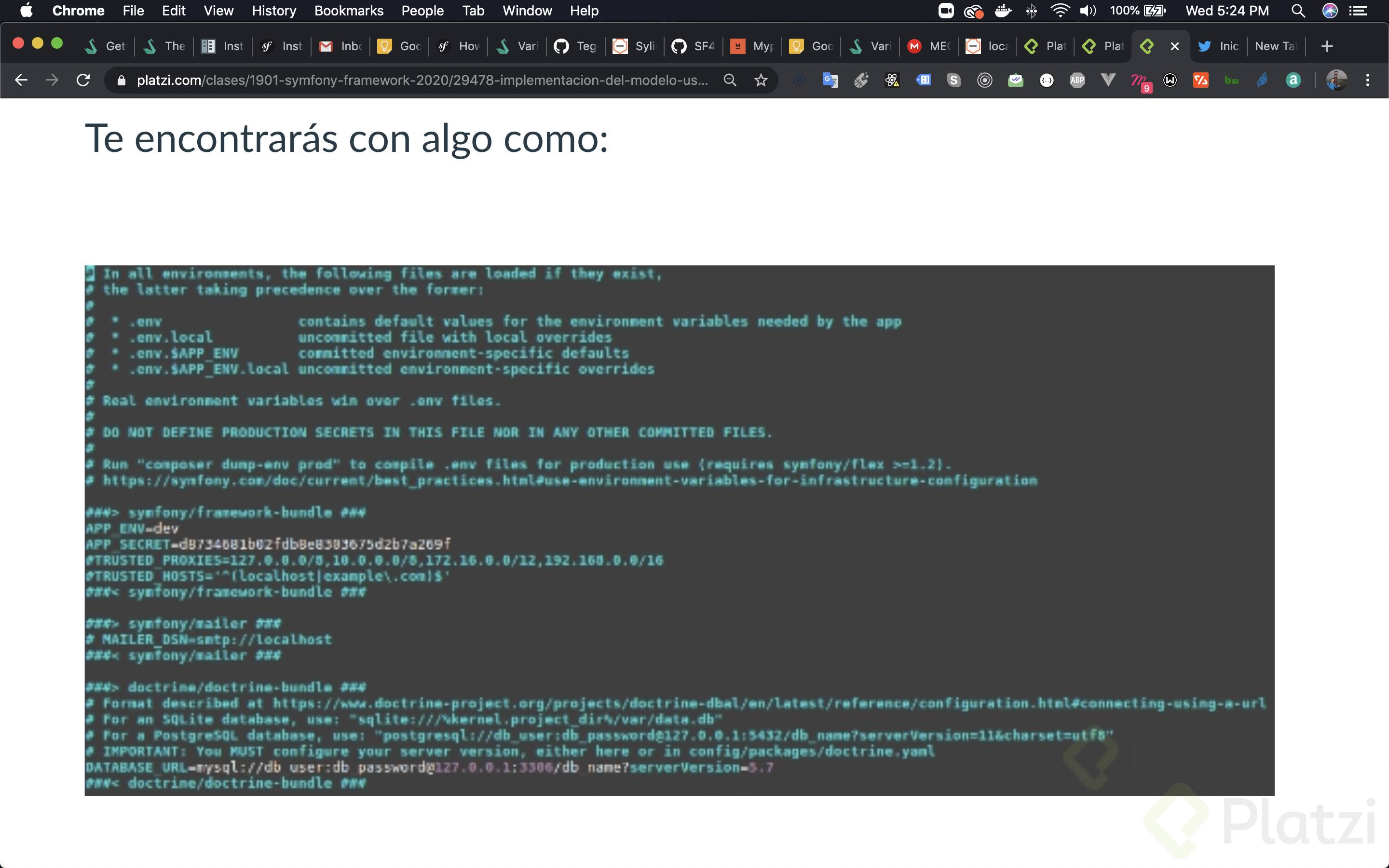 Implementación Del Modelo Usando Doctrine Y Symfony Cli